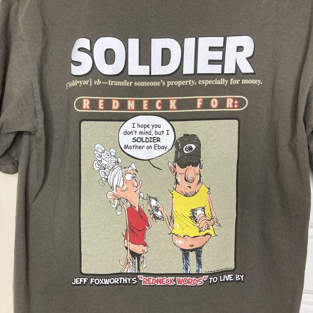 2005 Jeff Foxworthy Redneck Words To Live By Soldier … - Gem